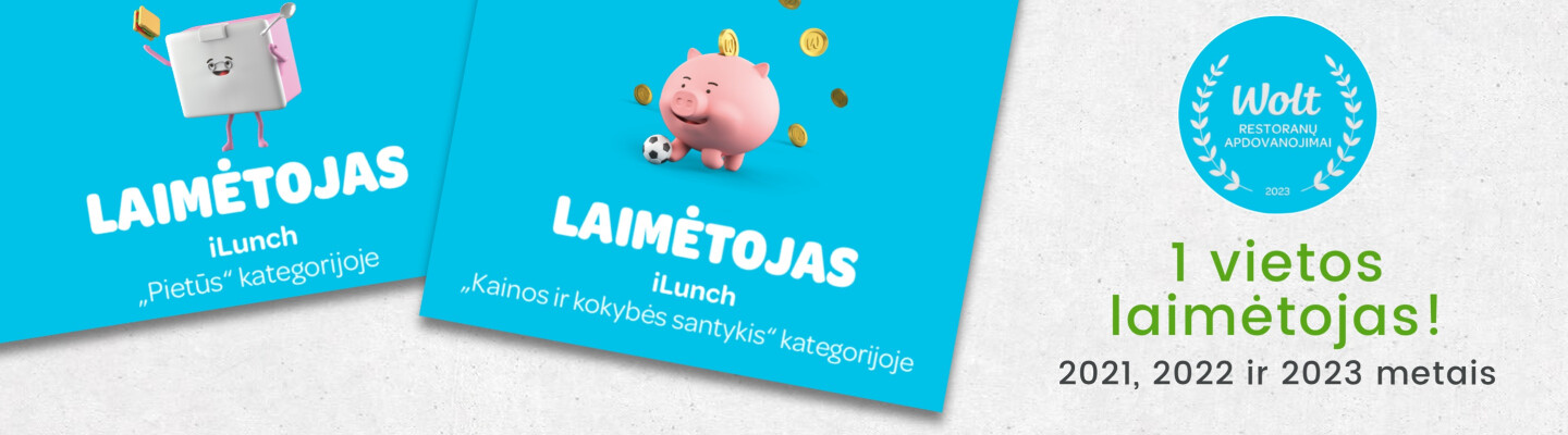 Greiti dienos pietūs, maistas į namus, Vilniuje išsinešimui | ilunch.lt